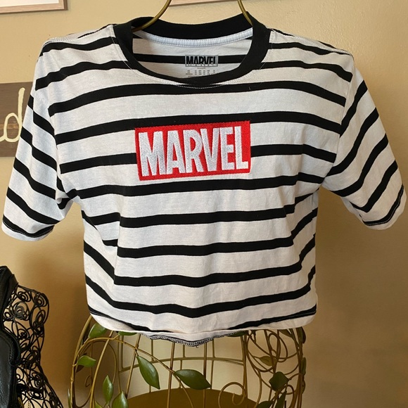 Marvel | Tops | Marvel Size Medium Crop Top | Poshmark